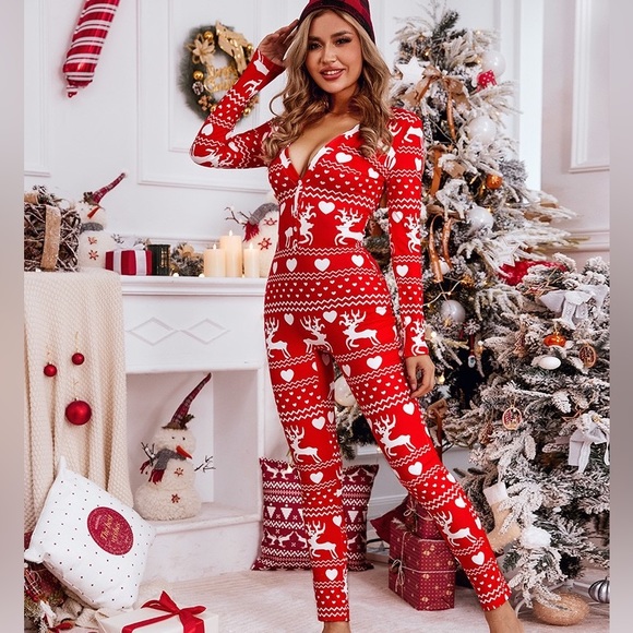 Intimates & Sleepwear | Christmas Onesie | Poshmark